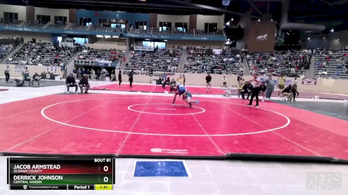 138 lbs Champ. Round 1 - Jacob Armstead, Oldham County vs Derrick ...