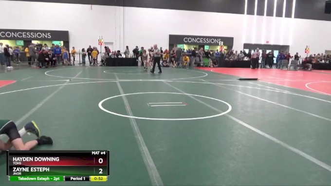 70 lbs Cons. Round 4 - Zayne Esteph, JNOR vs Hayden Downing, TOHS