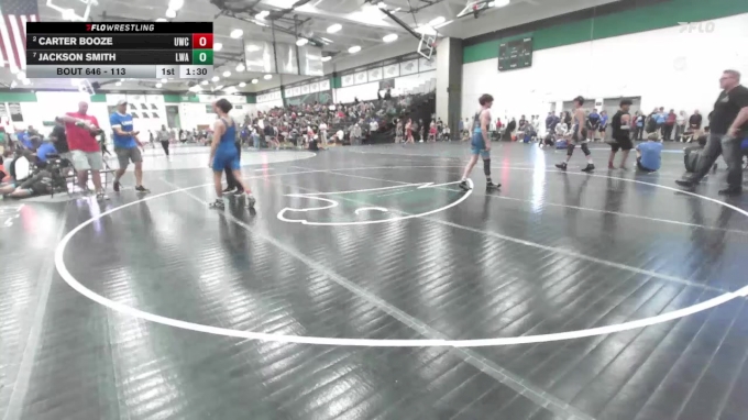 113 lbs Quarterfinal - Jackson Smith, Lions Wrestling Academy vs Carter ...