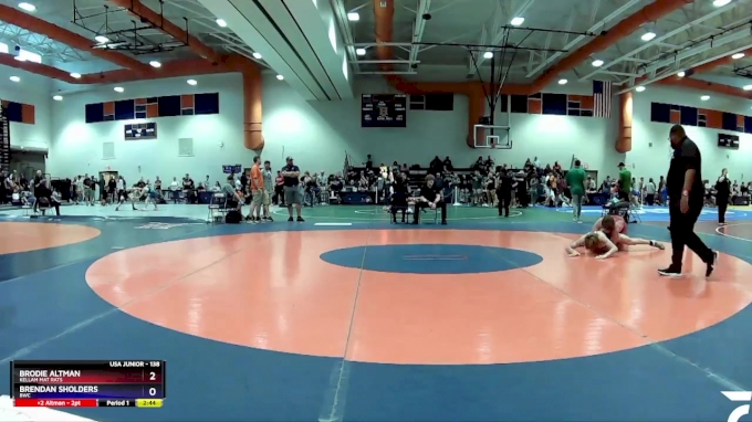 138 lbs Quarterfinal - Brodie Altman, Kellam Mat Rats vs Brendan ...