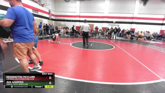 117-123 lbs Round 2 - Kensington Mcclure, Cameron Youth Wrestling Club ...