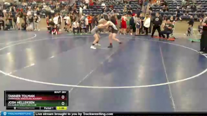 126 lbs Cons. Semi - Josh Helleksen, Excalibur Wrestling Club vs Tanner ...