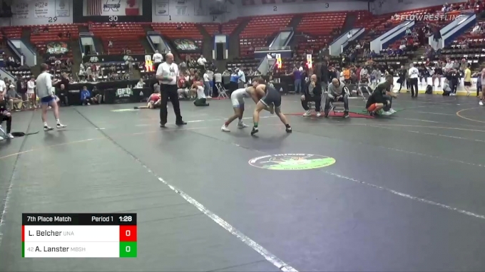 140 lbs 7th Place Match - Aaron Lanster, Miami Beach Senior High vs ...