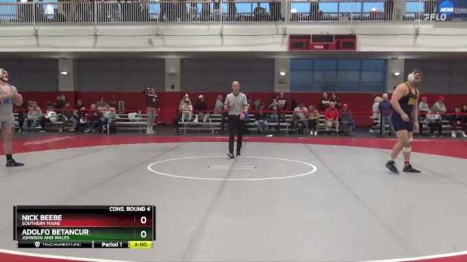 285 lbs Cons. Round 4 - Adolfo Betancur, Johnson And Wales vs Nick ...