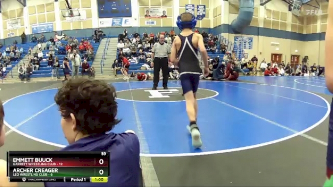 59 lbs Placement Matches (8 Team) - Rayden Garrett, Garrett Wrestling ...