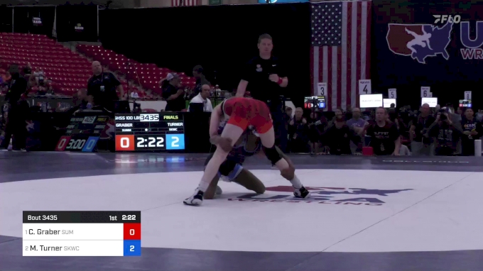 100 lbs Final - Caley Graber, Summit Wrestling Academy vs Morgan Turner ...