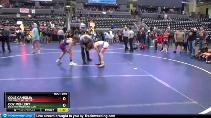 90 lbs 2nd Place Match - Cole Caniglia, The Wrestling Factory vs Coy ...