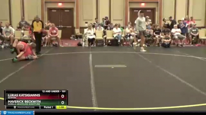 101 lbs Semifinal - Lukas Katsigiannis, Buxton vs Maverick Beckwith ...