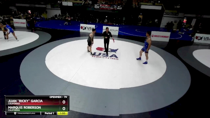 79 lbs Cons. Round 2 - Juan ``Ricky`` Garcia, California vs Marquis ...