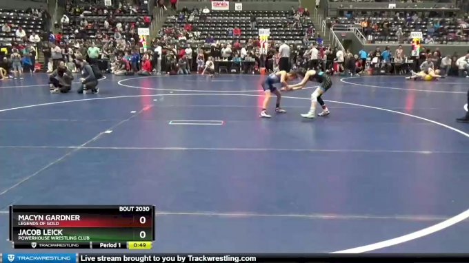 65 lbs Cons. Round 6 - Jacob Leick, Powerhouse Wrestling Club vs Macyn ...