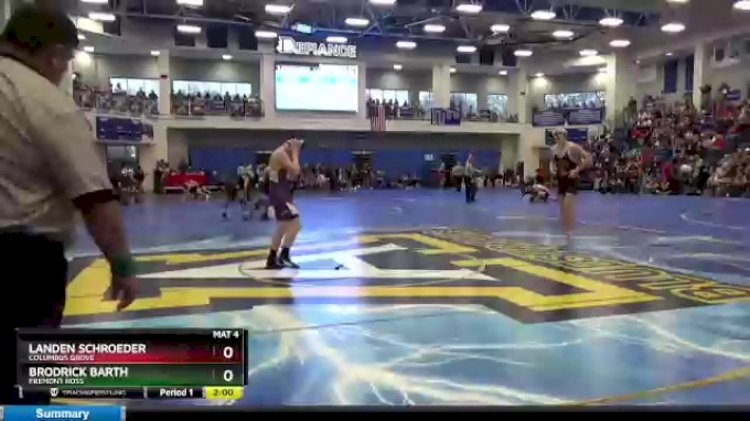 157 lbs Champ. Round 2 - Landen Schroeder, COLUMBUS GROVE vs Brodrick ...