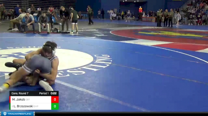 113 lbs Cons. Round 7 - Logan Brzozowski, Seton Hall Prep vs Mason ...