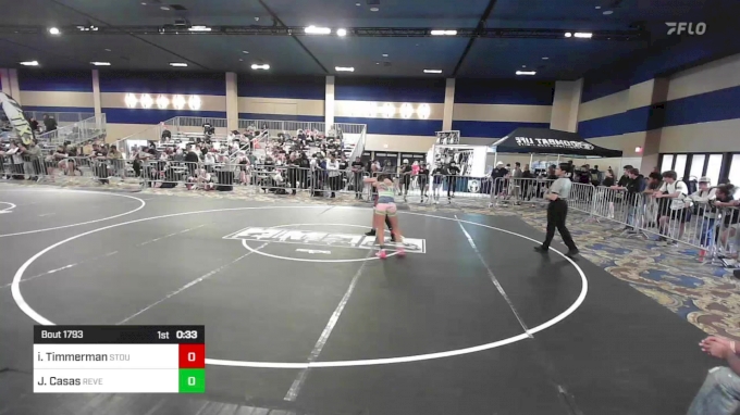 109 lbs Consi Of 16 #2 - Isabella Timmerman, Stout Wr Ac vs Jacelyn ...