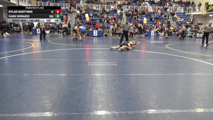130 lbs Consy 1 - Dylan Buettner, D1 vs Cash Dorazio, Eagle W.C.