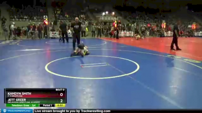 70 lbs 1st Place Match - Kamdyn Smith, F-5 Grappling vs Jett Greer ...