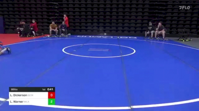 66 lbs Consi Of 8 #1 - Luke Dickerson, Georgetown, DE vs Liam Warner ...