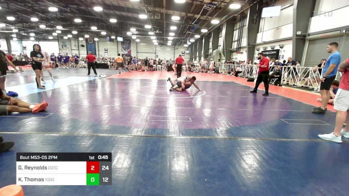 152 lbs Rr Rnd 2 - Gavin Reynolds, D3Primus Blue vs Kennedy Thomas ...