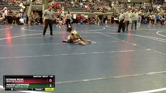 60 lbs Champ. Round 2 - Kymani Peak, Ready RP Nationals vs Mason ...