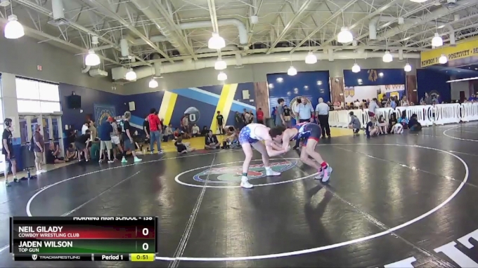 138 lbs Cons. Round 3 - Jaden Wilson, Top Gun vs Neil Gilady, Cowboy ...