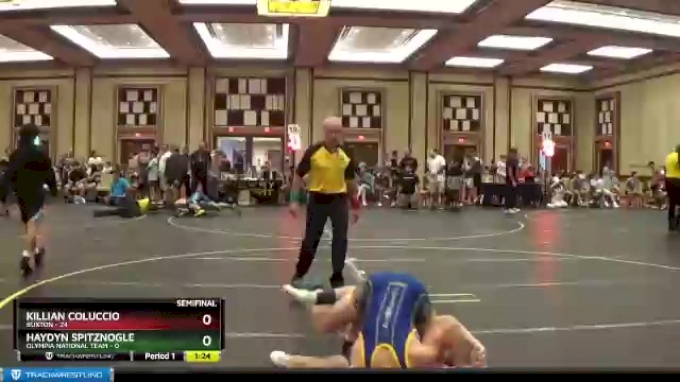 107 lbs Semis & 1st Wrestleback (8 Team) - Killian Coluccio, Buxton vs ...
