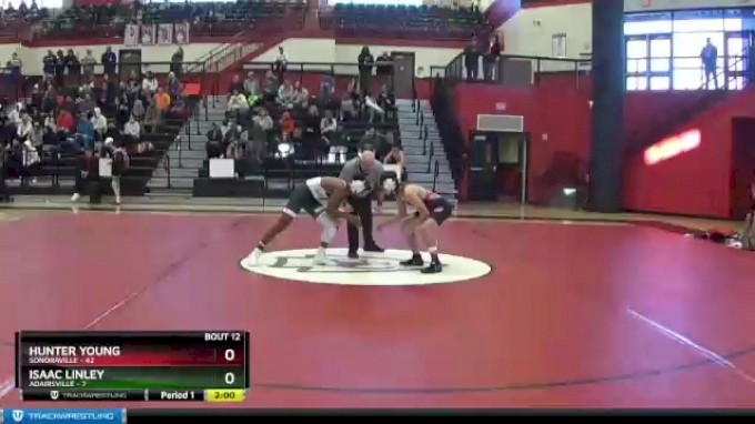 132 lbs Placement Matches (8 Team) - Hunter Young, Sonoraville vs Isaac ...