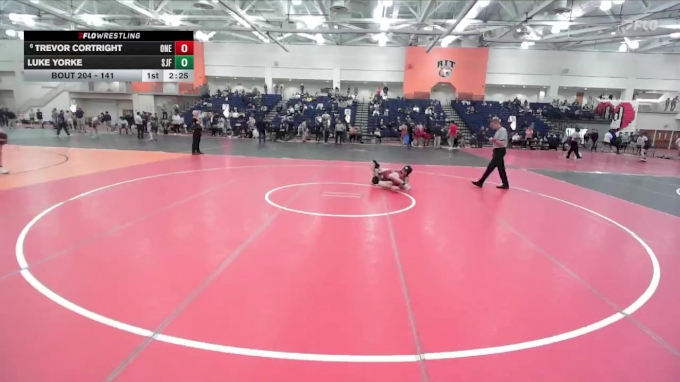 141 lbs Champ. Round 2 - Luke Yorke, St. John Fisher vs Trevor ...