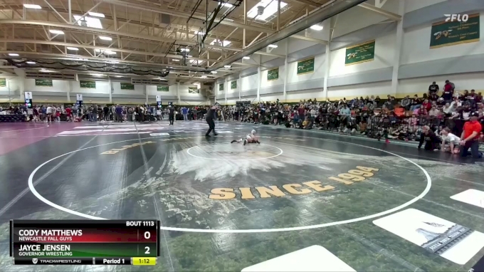 60 lbs Cons. Round 5 - Jayce Jensen, Governor Wrestling vs Cody ...