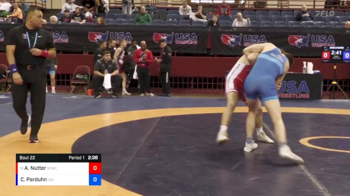 67 lbs Champ. Round 2 - Aidan Nutter, New York Athletic Club vs Colton ...