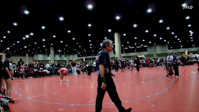 100 lbs Semis & 3rd Wb (16 Team) - Jozlynn Stewart, BRAWL Black vs ...