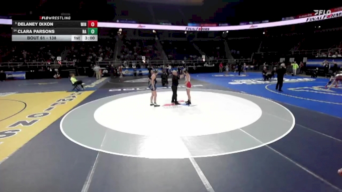 138 lbs Champ. Round 1 - Delaney Dixon, Windsor-4 vs Clara Parsons ...