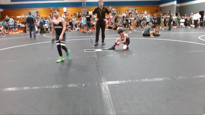 55 lbs Semifinal - Emmett Israel, White Knoll vs Judah McBee, James ...