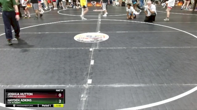 150 lbs Cons. Semi - Joshua Hutton, Carolina Reapers vs Hayden Adkins ...