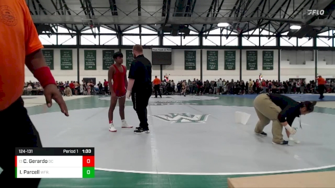 124-131 lbs Champ. Round 1 - Christopher Gerardo, Dundee Crown vs Issac ...