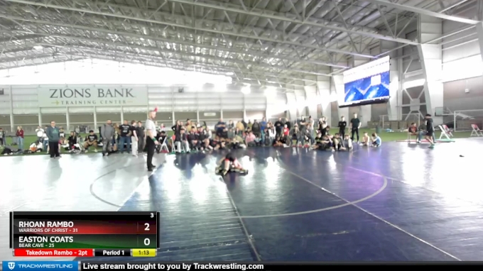 83 lbs Round 3 (4 Team) - Rhoan Rambo, Warriors Of Christ vs Easton ...