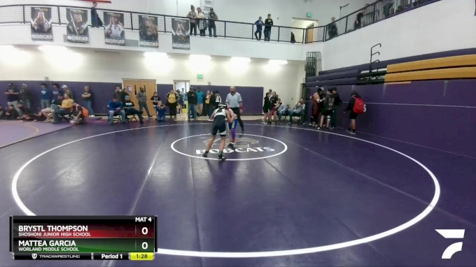 84 lbs 3rd Place Match - Mattea Garcia, Worland Middle School vs Brystl ...