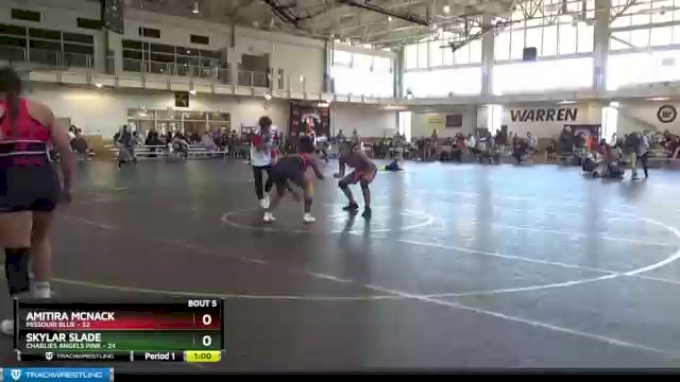 90 lbs Round 2 (4 Team) - Sandy Breeden, Missouri Blue vs Talea Guntrum ...