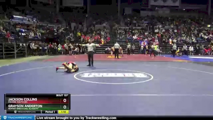 60 lbs Champ. Round 2 - Grayson Anderton, Nomad Wrestling Academy vs ...