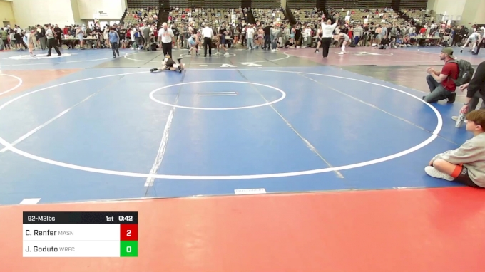 92-M2 lbs Semifinal - Cam Renfer, Mat Assassins vs James Goduto ...
