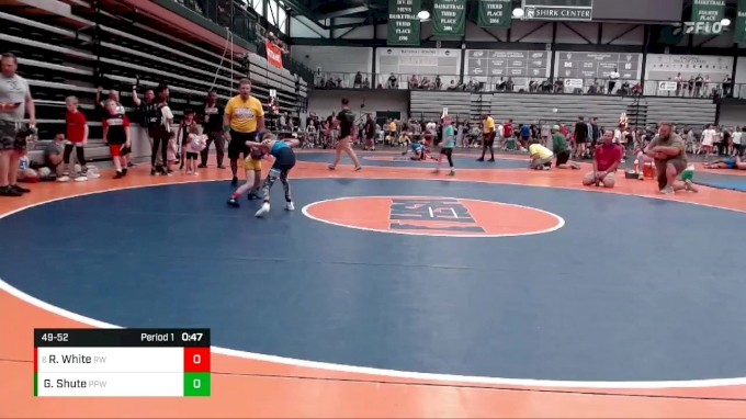 49-52 lbs 5th Place Match - Rhett White, Roxana WC vs Grayson Shute ...