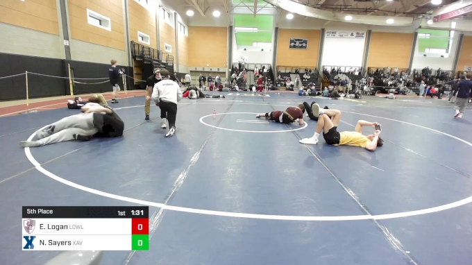 126 lbs 5th Place - Emmett Logan, Lowell vs Nathan Sayers, Xaverian