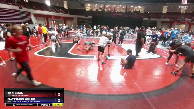 157 lbs Champ. Round 1 - Jd Sigman, Tecumseh Wrestling vs Mattthew ...