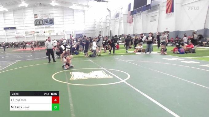 74 lbs Semifinal - Isaiah Cruz, Total Kaos WC vs Masten Felix, Hawkeye