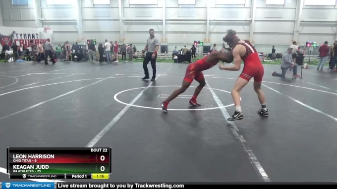152 lbs Round 5 (10 Team) - Leon Harrison, Ohio Titan vs Keagan Judd ...