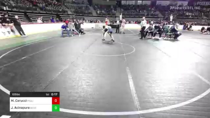 105 lbs Consi Of 8 #2 - Marco Carucci, Pequannock vs Jared Acinapura ...