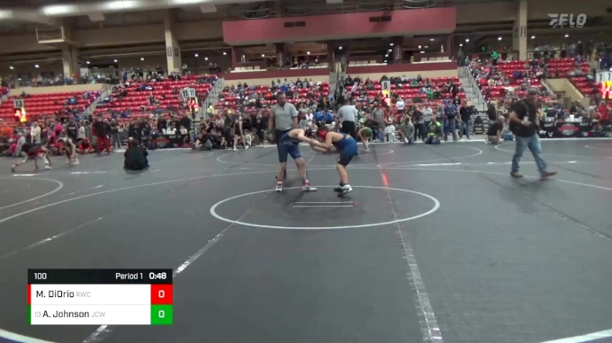 100 Lbs Cons Semi Atalii Johnson Jackson County Wrestling Vs Matthew Diorio Ridge Wrestling
