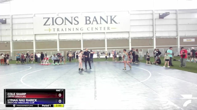 110 lbs 3rd Place Match - Cole Sharp, Uintah Wrestling vs Lyman Nau ...