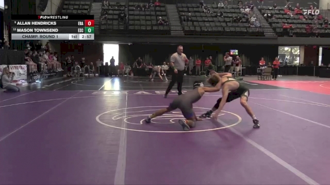 133 lbs Champ. Round 1 - Allan Hendricks, Embry-Riddle (Ariz.) vs Mason ...