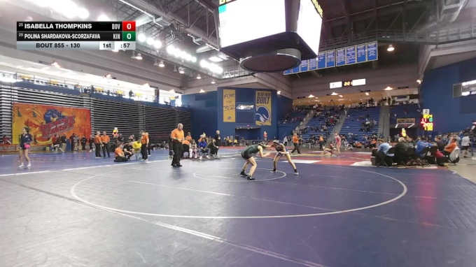 130 lbs 7th Place Match - Isabella Thompkins, Dover vs Polina ...