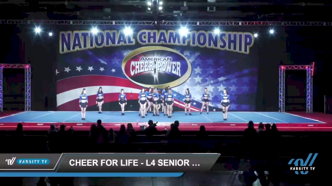 Cheer for Life - L4 Senior Coed [2022 L4 Senior Coed - D2 Day 1] 2022 ...