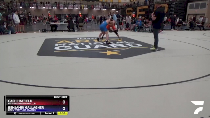 144 lbs Quarterfinal - Cash Hatfield, Big Game Wrestling Club vs ...
